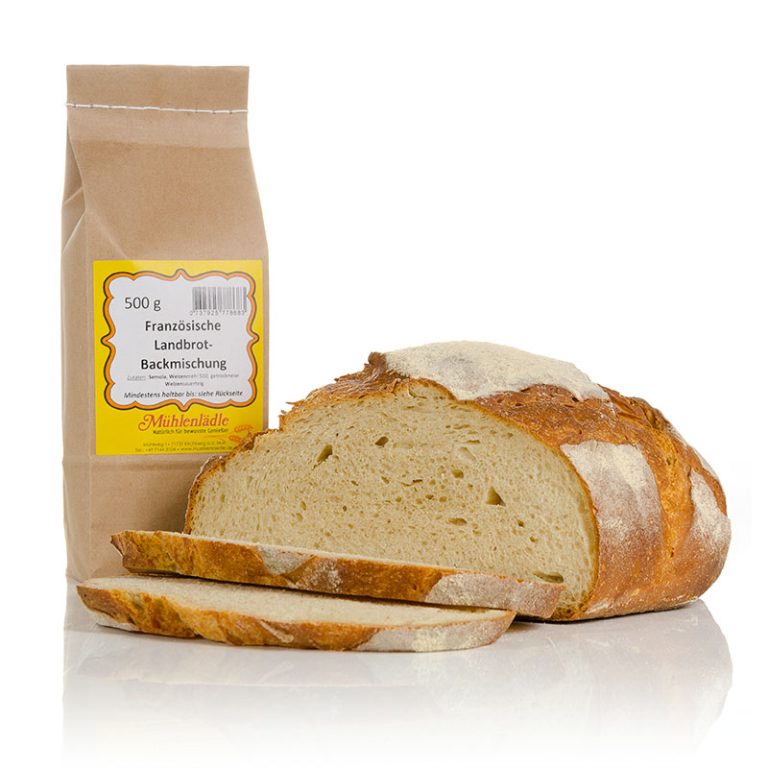 Französische Landbrot Backmischung 500g kaufen - Mühlenlädle Onlineshop