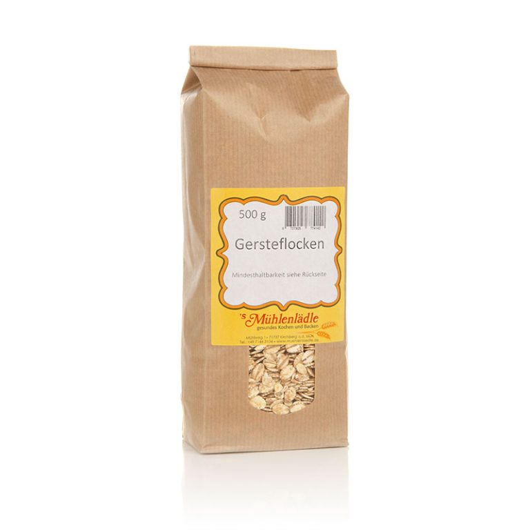 Gerstenflocken 500g kaufen - Mühlenlädle Onlineshop