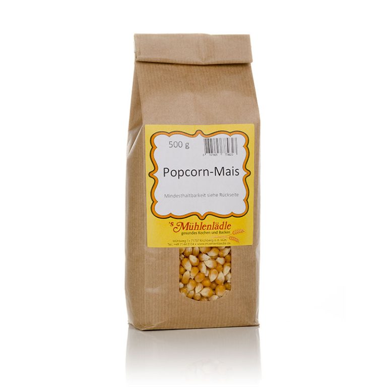 Popcornmais 500g kaufen - Mühlenlädle Onlineshop